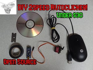 DIY open source randomized 2 speed robot autoclicker for under $30! (With links)