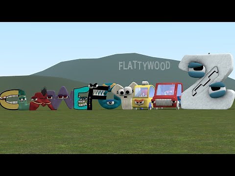 ALL ALPHABET LORE SIZE COMPARISON In Garry's Mod!