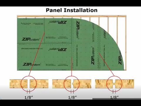 The Science Behind, and Proper Installation of, Zip System Wall Sheathing