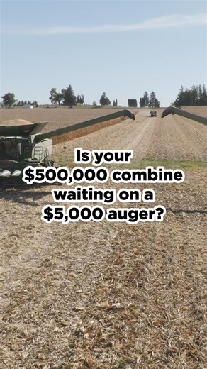 Is your $500,000 combine waiting on a $5,000 auger? Learn how a Brock handling system can keep your combines rolling. | Brock Grain Systems, a Division of CTB, Inc.