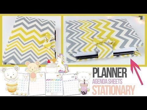 Agenda Tutorial - Planner & Stationery - How To Make Your Own Planner
