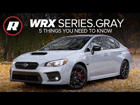 2019 Subaru WRX Series.Gray: 5 things to know