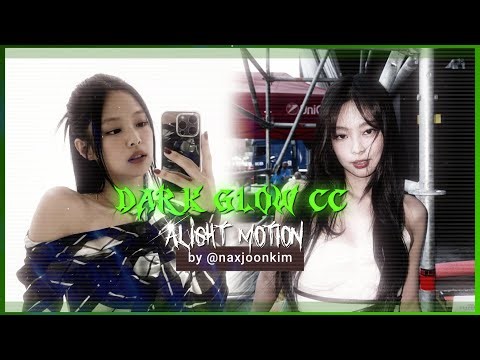 aesthetic dark glow cc Alight motion