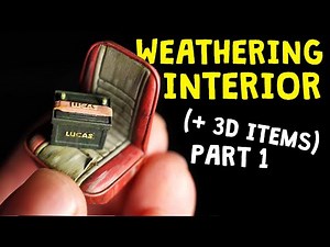 WEATHERING INTERIOR Part 1 - Building Tamiya Morris Mini Cooper as a WRECK 1/24 scale
