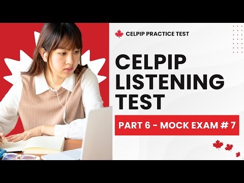 CELPIP Listening Questions with Answers - Part 4 (Test #1)