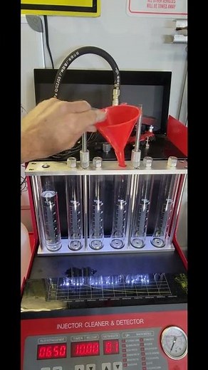 How to Fill a Fuel Injector Cleaner and Tester with Fluid