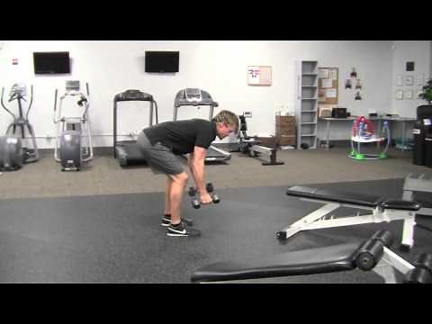 Dumbbell Bent Over Rear Delt Flye