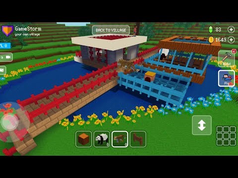 Block Craft Lake Build – Road & House on Water!