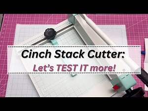 Cinch Stack Cutter Part Two: Cutting Thick Materials