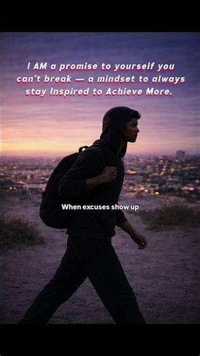 I AM a promise to myself — not a phase, not a mood, not a moment...