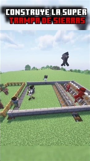 Build a mob crusher trap with create. #minecraft