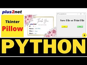 Pillow : Saving documents in PDF JPEG or PNG formats using Tkinter File dialog