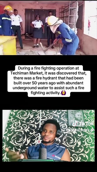 Fire Hydrant Discovery During Techiman Market Blaze
