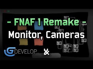 Recreating FNAF 1 in GDevelop - #2 Monitor, Cameras || GDevelop [500 & 600 Sub Special]