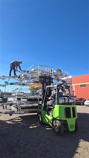 Balance. Precision. Timing. That’s what unloading trailers is all about. These 2026 models come off the truck smooth, steady, and ready to roll the second they hit the ground. Clean unloads—Petty Trailer style.” | Petty Trailer Sales