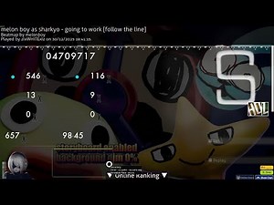 osu! | melon boy - going to work [follow the line] - EZHD - 98.44%