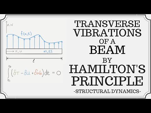 Transverse Vibrations of a Beam Using Hamilton's Principle
