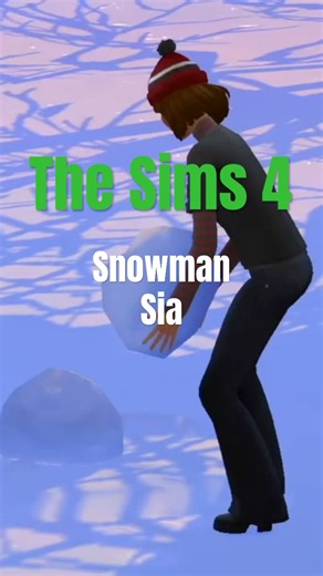 Snowman Sia The Sims 4 #snowman #thesims4 #sims4