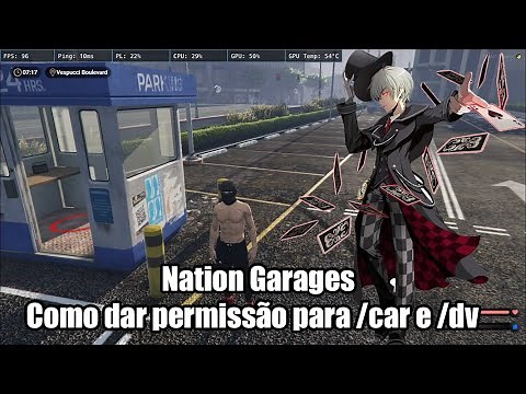 Nation Garages FiveM #3 | Como dar permissão para /dv e /car!!