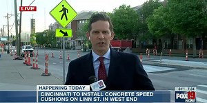 Cincinnati to install concrete speed cushions in West End