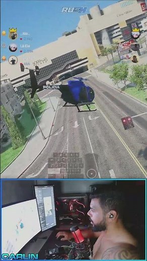 Tutorial de como jogar o heli de lado no fivem #gta #fivem #gtav