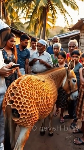 21K views · 233 reactions | The Honeycomb Donkey Covered in Millions of Honey comb and Barnacles: A Surreal Rescue Mission! | Rainbow after the storm | Facebook
