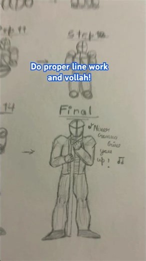 How to draw any pose! (for beginners like me) #art#rickroll#tutorial #drawtober #artober