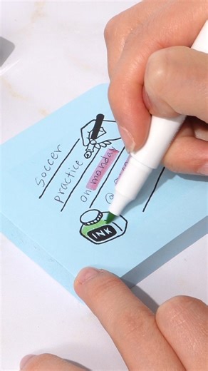These stamps from Midori don’t require additional ink and can stamp up to 1000 times! The video showed a calendar, clock, memo, to-do list, phone memo, and a book stamp. #stamp #journaling #stationery | Bungu