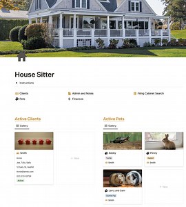 House Sitter - Micro Business