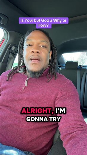 Are You saying but God with a Why or a How?