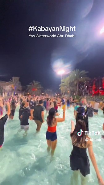 Experience the Ultimate Kabayan Night Pool Party at Yas Waterworld Abu Dhabi!