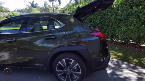 2021 Lexus UX 250h Luxury con pintura exterior Nori Green Pearl