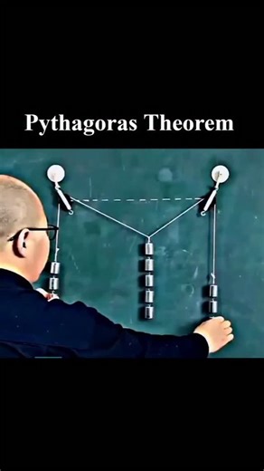 The Quantum Brief | The Most Satisfying Pythagorean Theorem Demo Ever! No formulas. No chalk dust. Just tiles, triangles, and truth. 🧠✨ 🎥 A teacher walks in... | Instagram