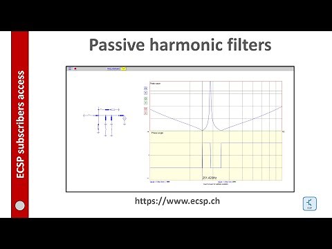 Power system passive harmonics filters [circuit simulator]