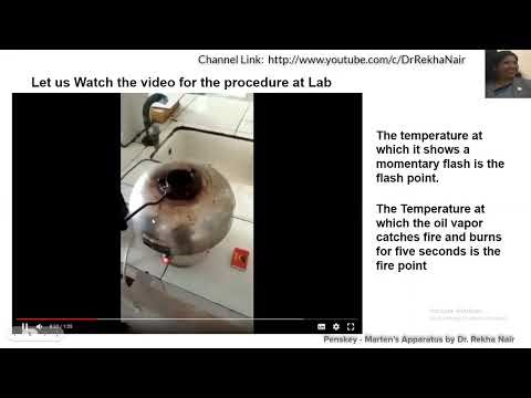 Flash and Firepoint Determination_Pensky Marten Apparatus_Short Video