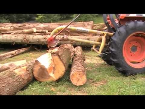 The ORIGINAL Atom Splitter, 300 Ton Log Splitter, Works from all Hydraulic Augers