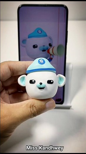 Clay Art Transformation of Cute Polar Bear | Octonauts Captain Toy | Satisfying DIY Miniature#shorts