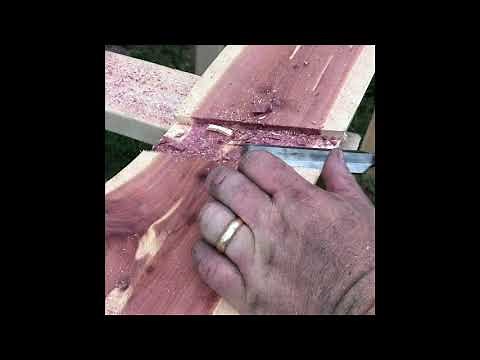 Building A Log Ships Ladder For A Cabin Loft