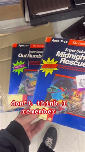 Anyone remember these games? #computergames #math #doyouremember #retro #fyp #games #pc #thrifting