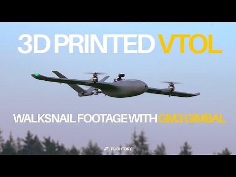 Flying a 3D Printed VTOL UAV | Stallion with GM3 Gimbal