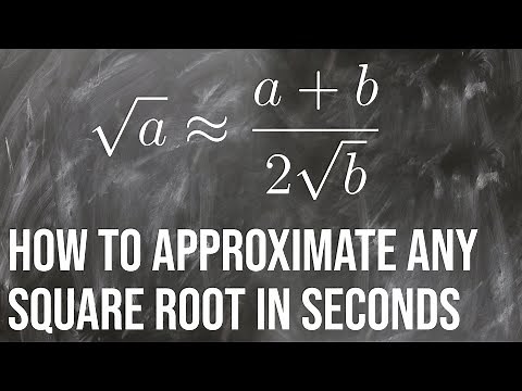Approximate the square root of any number with this formula (+ why it works)