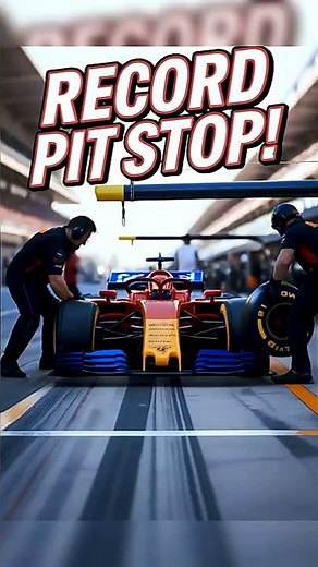 Fastest Ever F1 Pitstop 😱