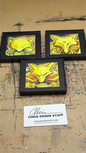 Pokémon sticky note drawings #pokemon #abracadabra