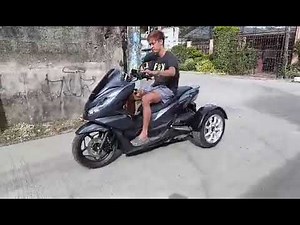 3-wheel conversion modification applicable to all types of motorcycle with reverse mode function