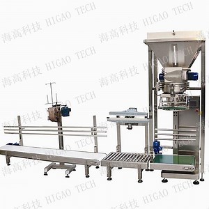 [Hot Item] 5kg/10kg/20kg/50kg Rice Bag Filling Packing Machine with Conveyor and Sewing Machine