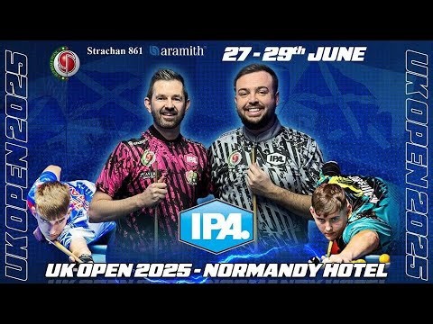 IPA Pool Tour 3 UK Open 2025 - Glasgow - Main Table - FINAL DAY
