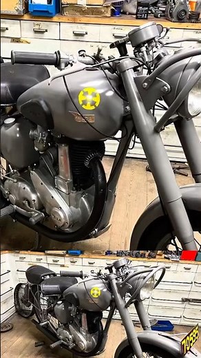 BSA B33 500cc Swedish Army 1951. Turning scrap into relics in 2025.