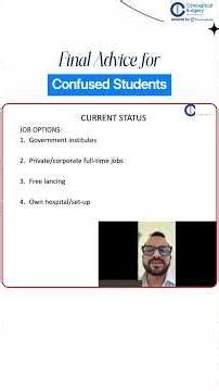 Final Advice for Confused Students | Work–Life Balance in Surgery
