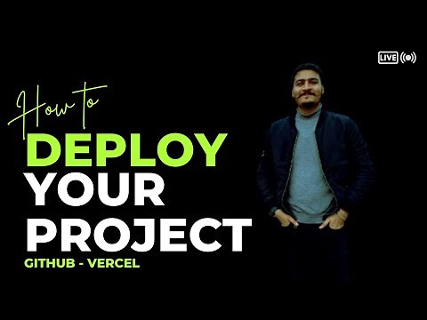 How to deploy your project or website in Vercel through GitHub?