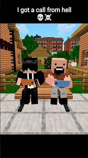 I Received a Call From Hell… In Minecraft ☠️ #minecraft